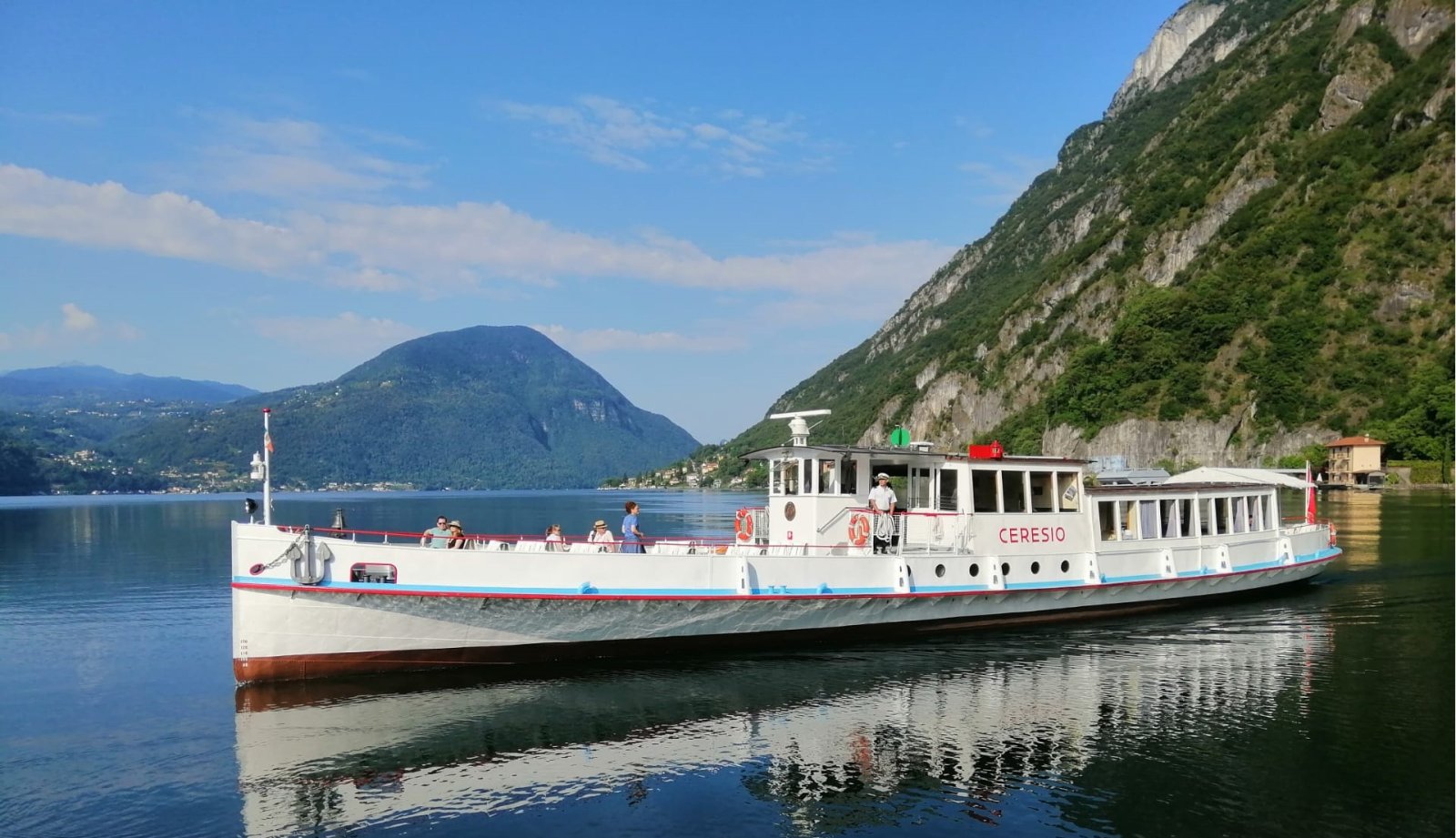 Schifffahrt Auf Dem Lago Maggiore