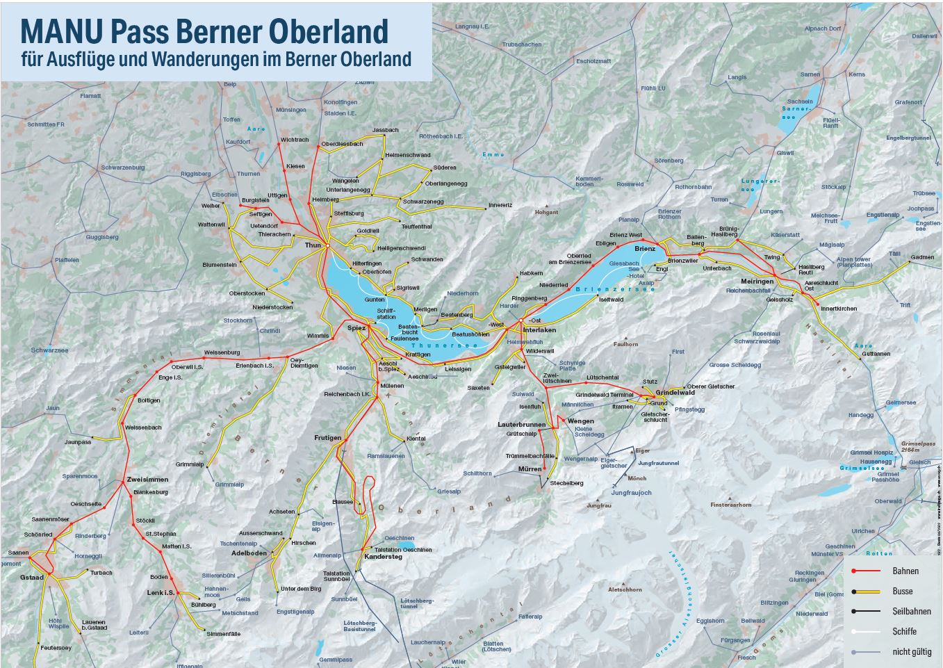 Berner Oberland: Die 12 schönsten Erlebnisse | MANU Touristik